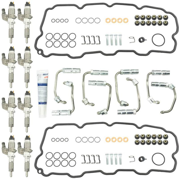 Bosch Reman Injectors & Install Kit for 01-04.5 Chevrolet Duramax LB7 ...