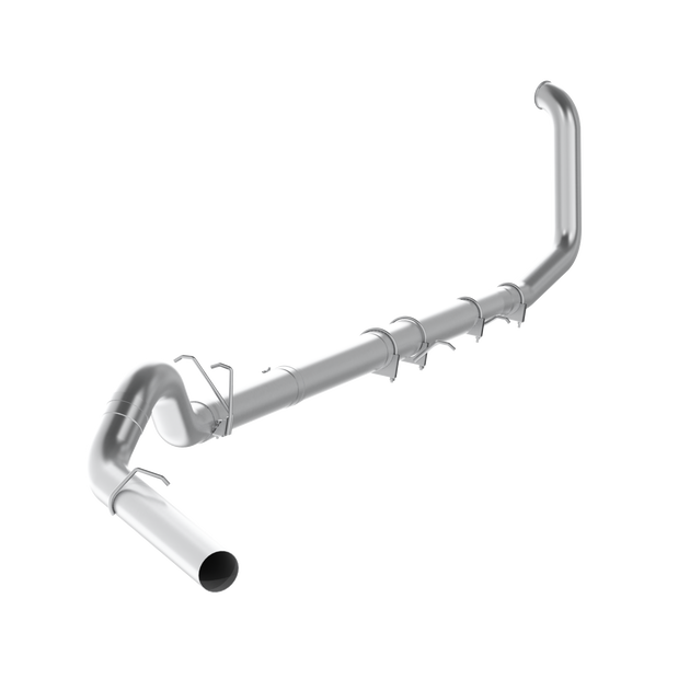 5 Inch Turbo Back Off Road Single No Muffler Aluminized Steel For 99-03 ...