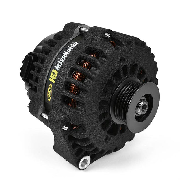 Wrinkle Black HD High Output Alternator 2001-2007 GM 6.6L Duramax XD35 ...